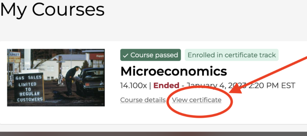 How do I access my DEDP MicroMasters Course Certificates, Program ...